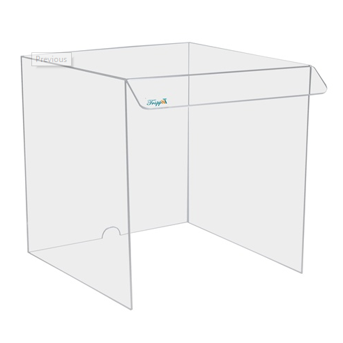 Clear Acrylic Equipment Draft Shield, Small — New Star Environmental