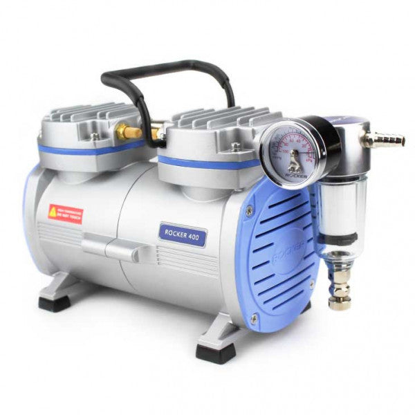 Rocker Model 400 Oil Free Laboratory Vacuum Pump, 34 liters/minute, AC ...